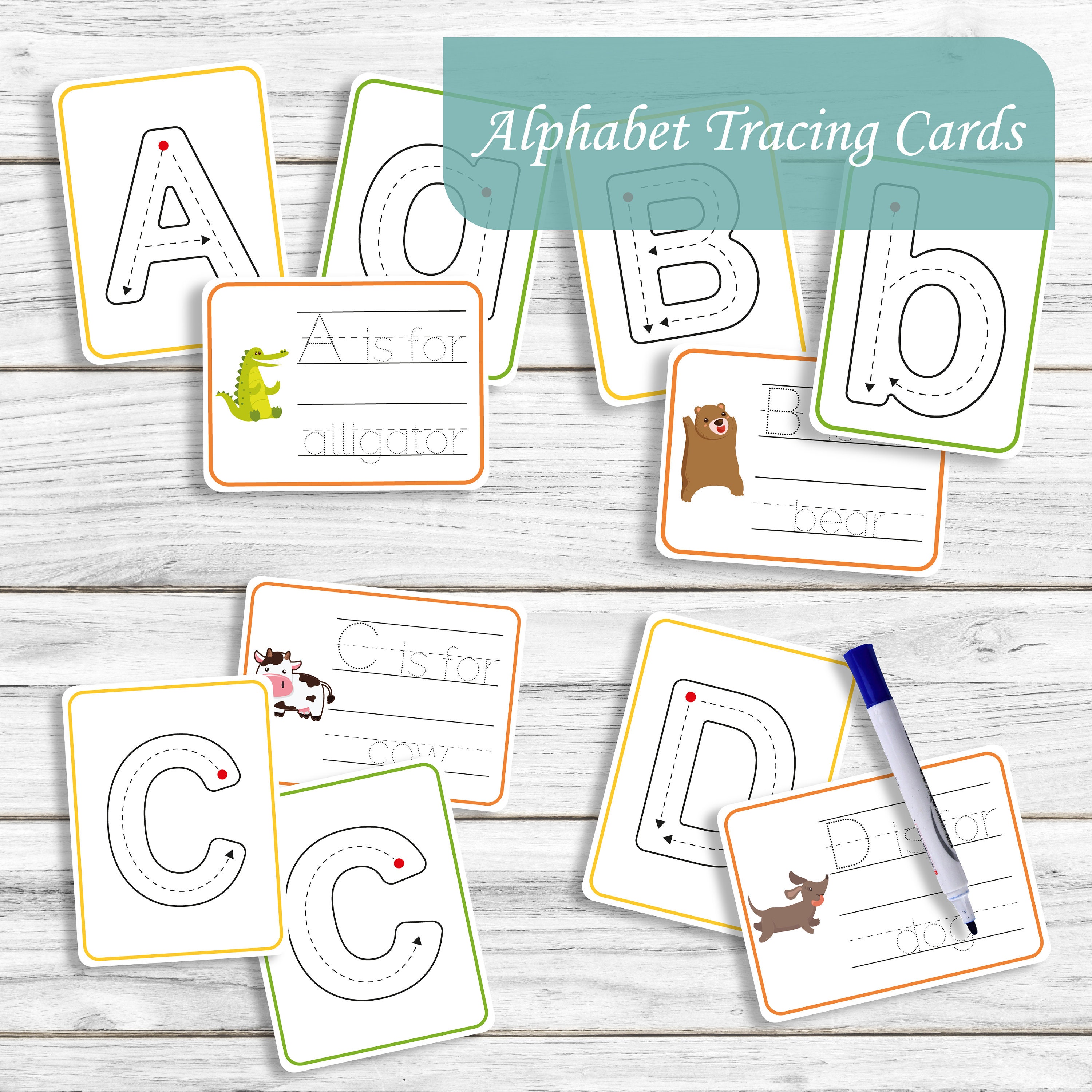 ALPHABET Mega Bundle Printable ABC Set, Paper Letter Craft Activity for ...