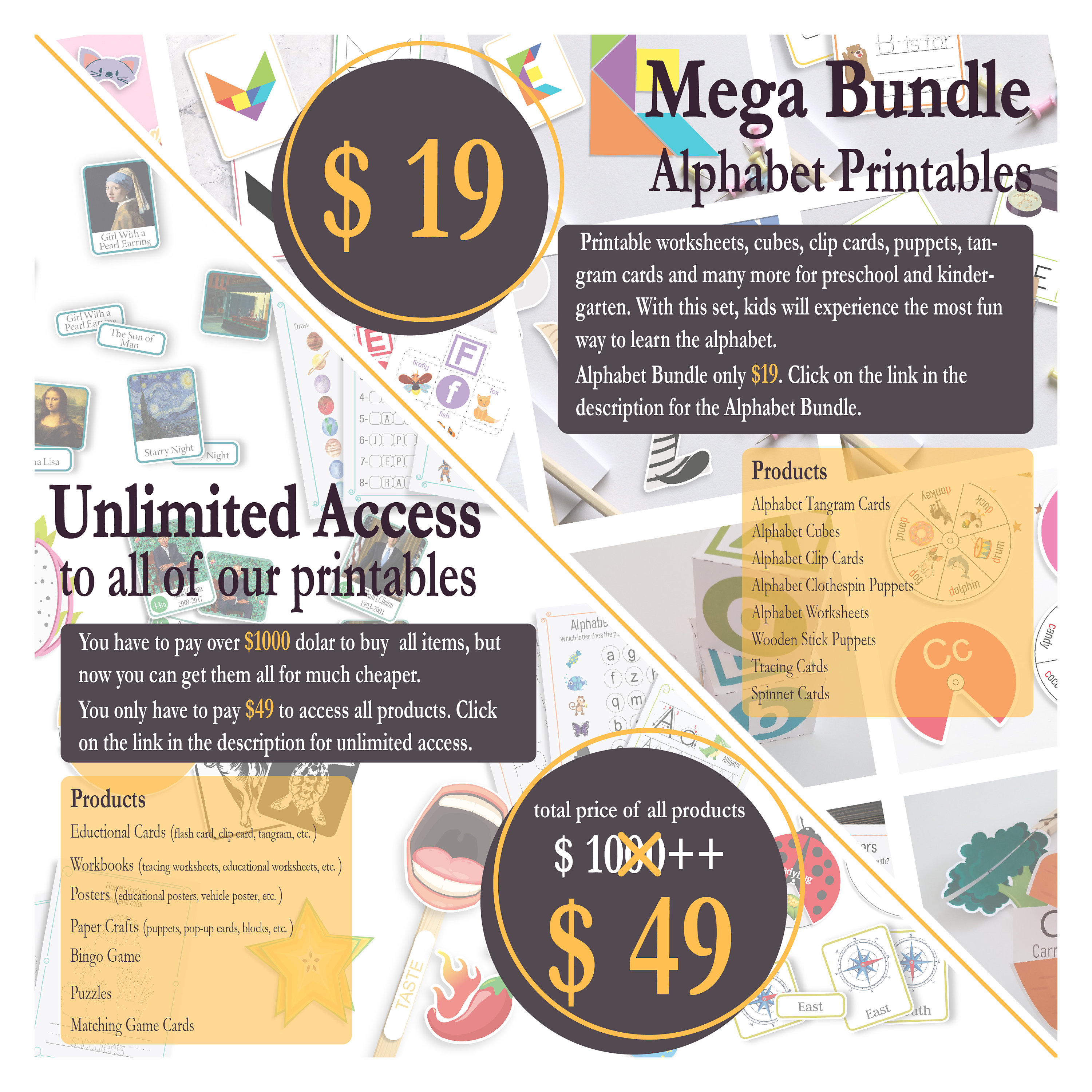 SHORT VOWEL Wooden Stick Puppets Printable Toddler Busy Book ...