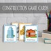 Construction Matching Game Cards Montessori Toddler Matching - Etsy