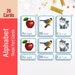 Montessori Alphabet Flashcards: ABC Early Learning (PDF Printable) - Etsy