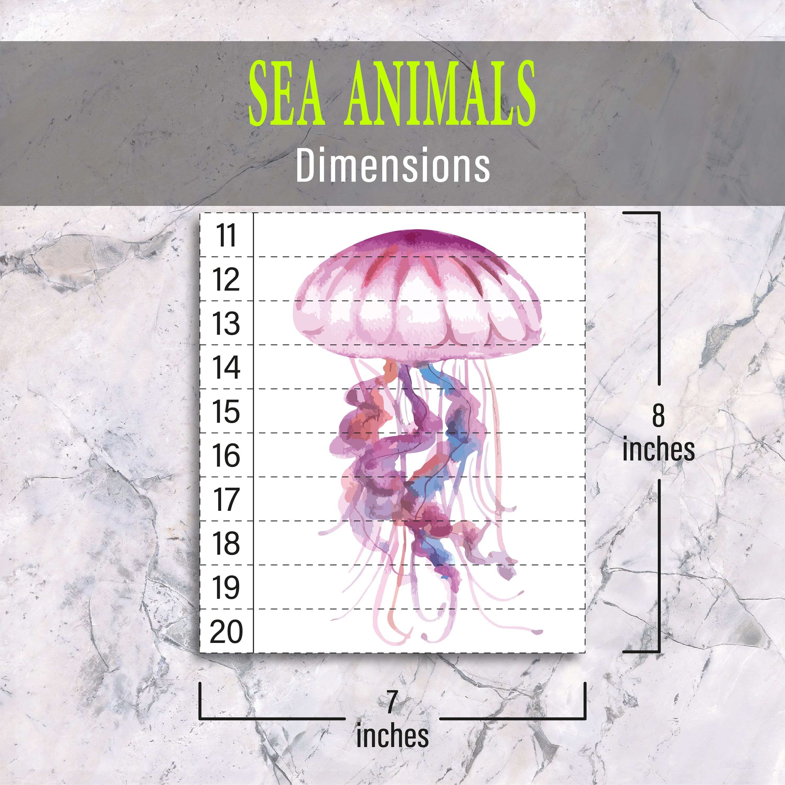 SEA ANIMALS Sequence Puzzle Printable Number Counting Puzzle Toddler ...