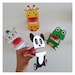 Wild Animal Paper Hand Puppet: DIY Craft & Coloring Page (digital File ...