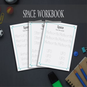 Solar System Printable Worksheet, Busy Book, Science Workbooks for Pre ...