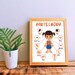 Parts of Body Poster, Printable Educational Human Body Poster, Nursery ...
