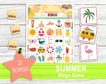 Christmas Bingo Game for Kids Kids Winter Party Game - Etsy