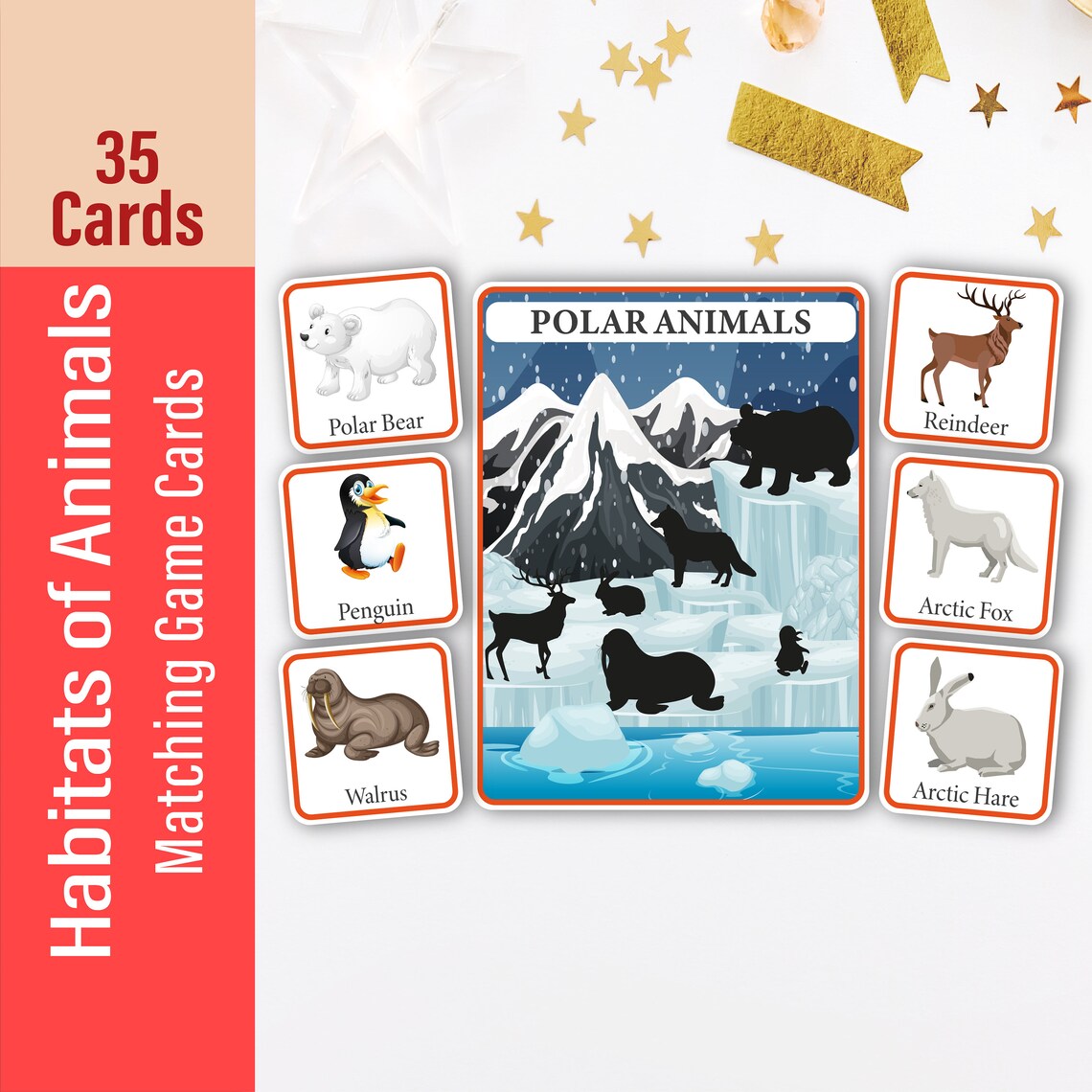 Where Do Animals Live Matching Game Cards, Montessori Toddler Matching ...