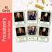UNITED STATES PRESIDENTS, American Presidents Flash Cards, Presidents ...