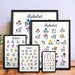 Alphabet Poster, Educational Print for Kids, Preschool Classroom ABC ...