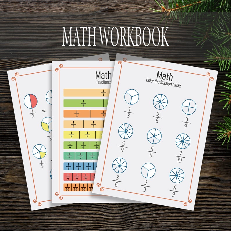 Math Printable Busy Book, Montessori Toddler Worksheets for Kids ...