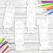 Wild Animal Paper Hand Puppet: DIY Craft & Coloring Page (digital File ...