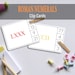 ROMAN NUMERALS 1-100 Clip Cards, Math Flash Cards, Educational ...