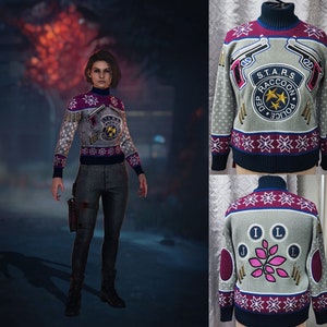 Leon's Ugly Sweater, MEN UGLY SWEATERS, Men Wool Sweater, Cosplay ...