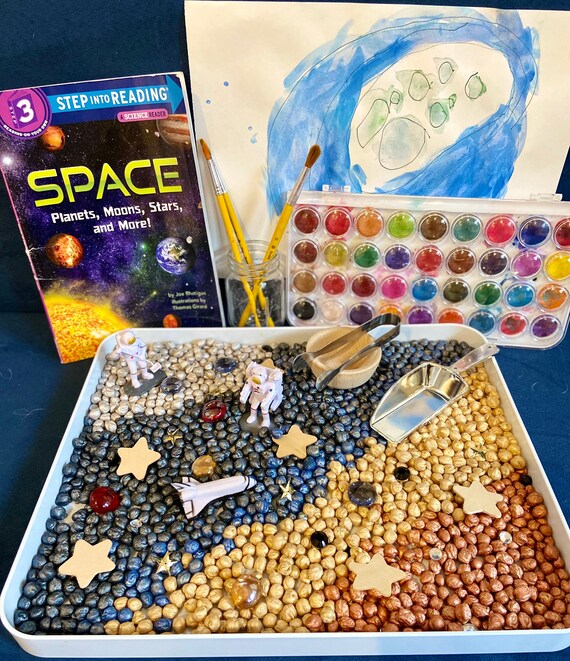 Space Themed Sensory Kit Outer Space Small World Play Kit | Etsy