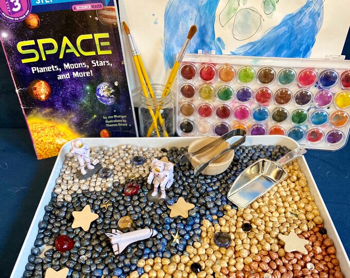 Space Themed Sensory Kit Outer Space Small World Play Kit - Etsy