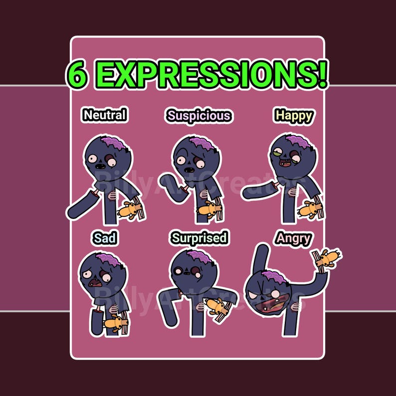 Pngtuber - Halloween - Zombie | Vtuber | Stream - Twitch - Youtube ...