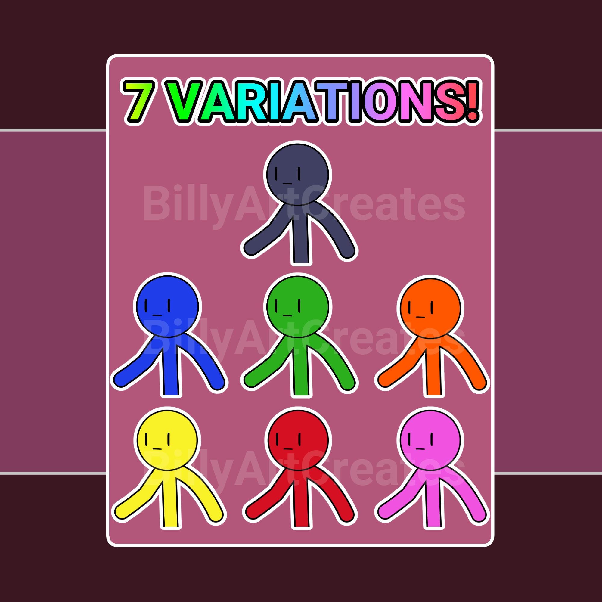 Pngtuber - Stickman | Vtuber | Stream - Twitch - Youtube - Tiktok ...