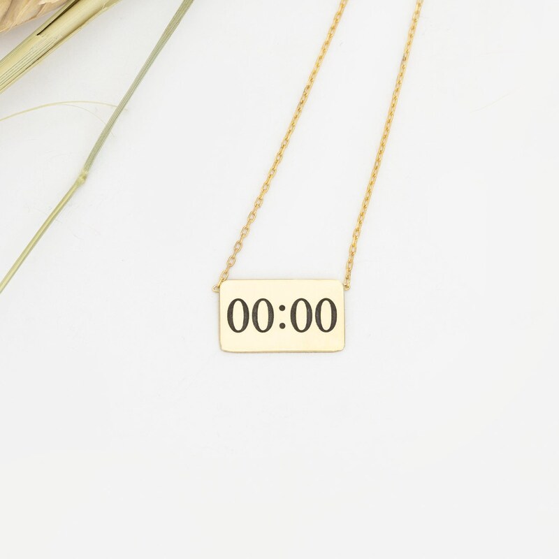 Clock Necklace - Etsy