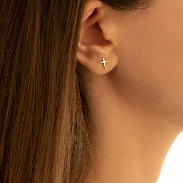 Cross Earrings - Etsy