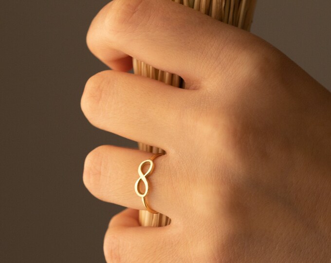 2 Stone Ring Personalized Diamond 2-stone Birthstone Infinity Ring in ...