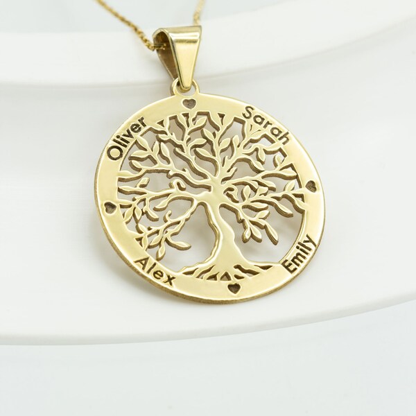 Tree of Life Family Necklace - Etsy