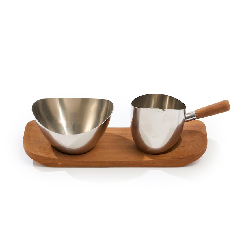 Vintage Teak Coffee Tray - Etsy