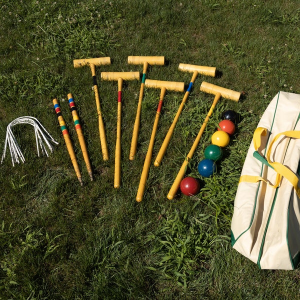 Croquet Set - Etsy