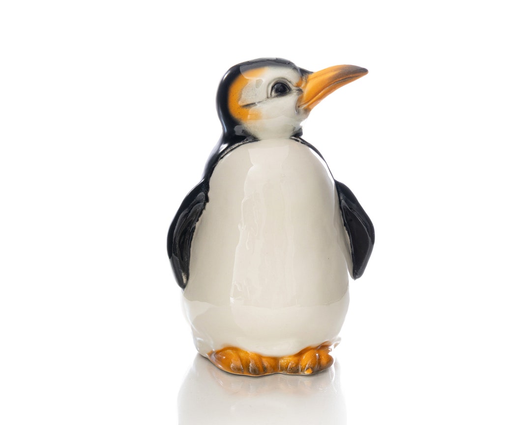 Goebel Porcelain Penguin Bank: Hand Painted West Germany Decor - Etsy