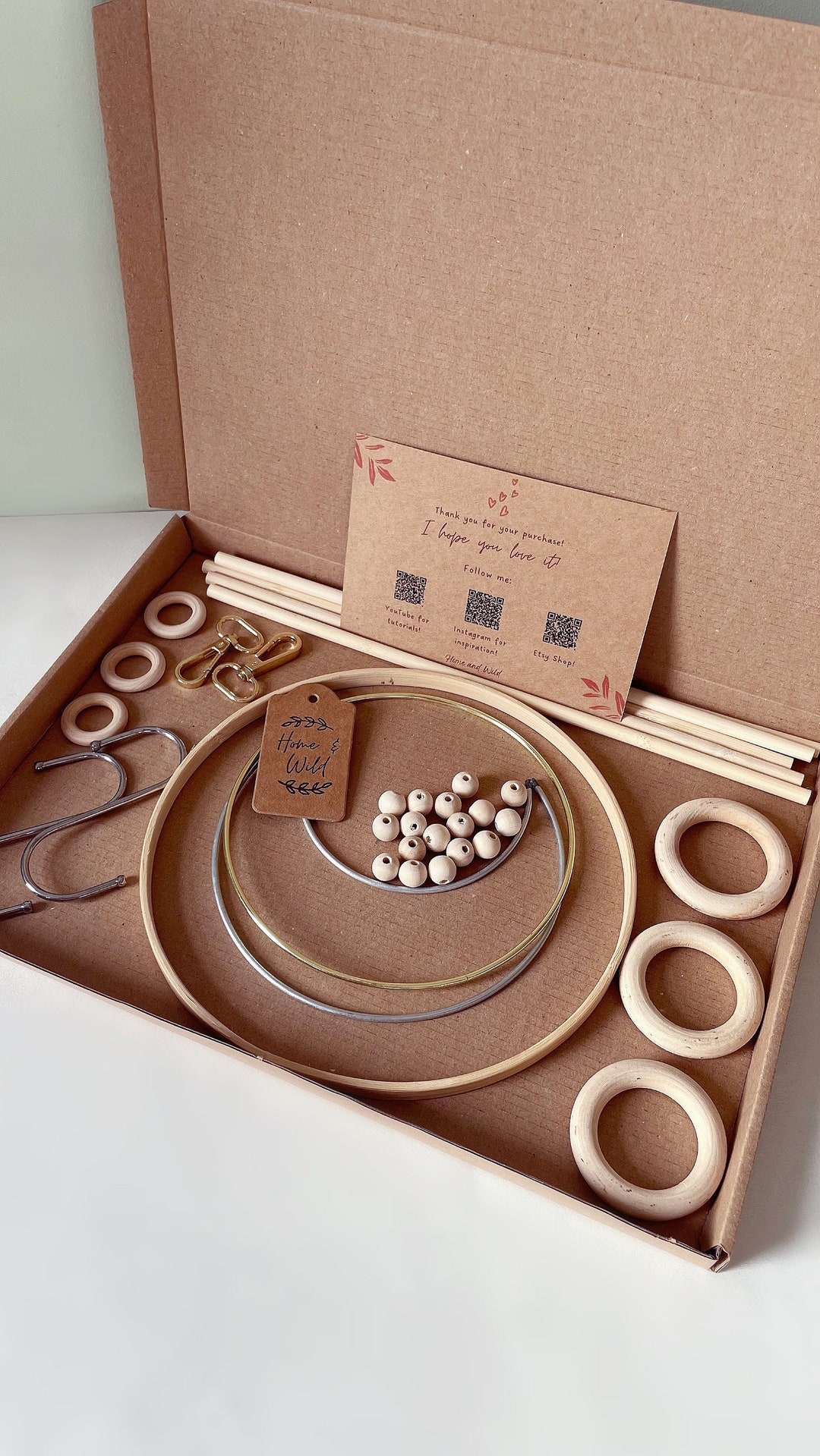 Ultimate Macramé Starter Kit | Macrame Craft Kit | Craft Kit for ...