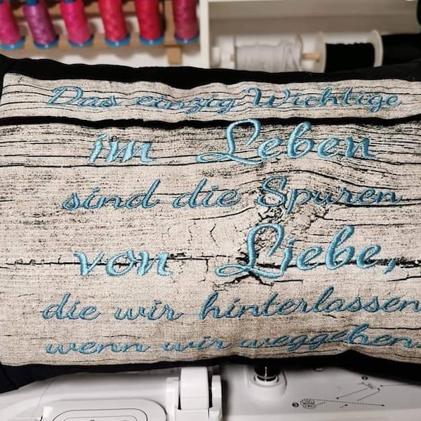 Stickdatei sprüche - Etsy.de