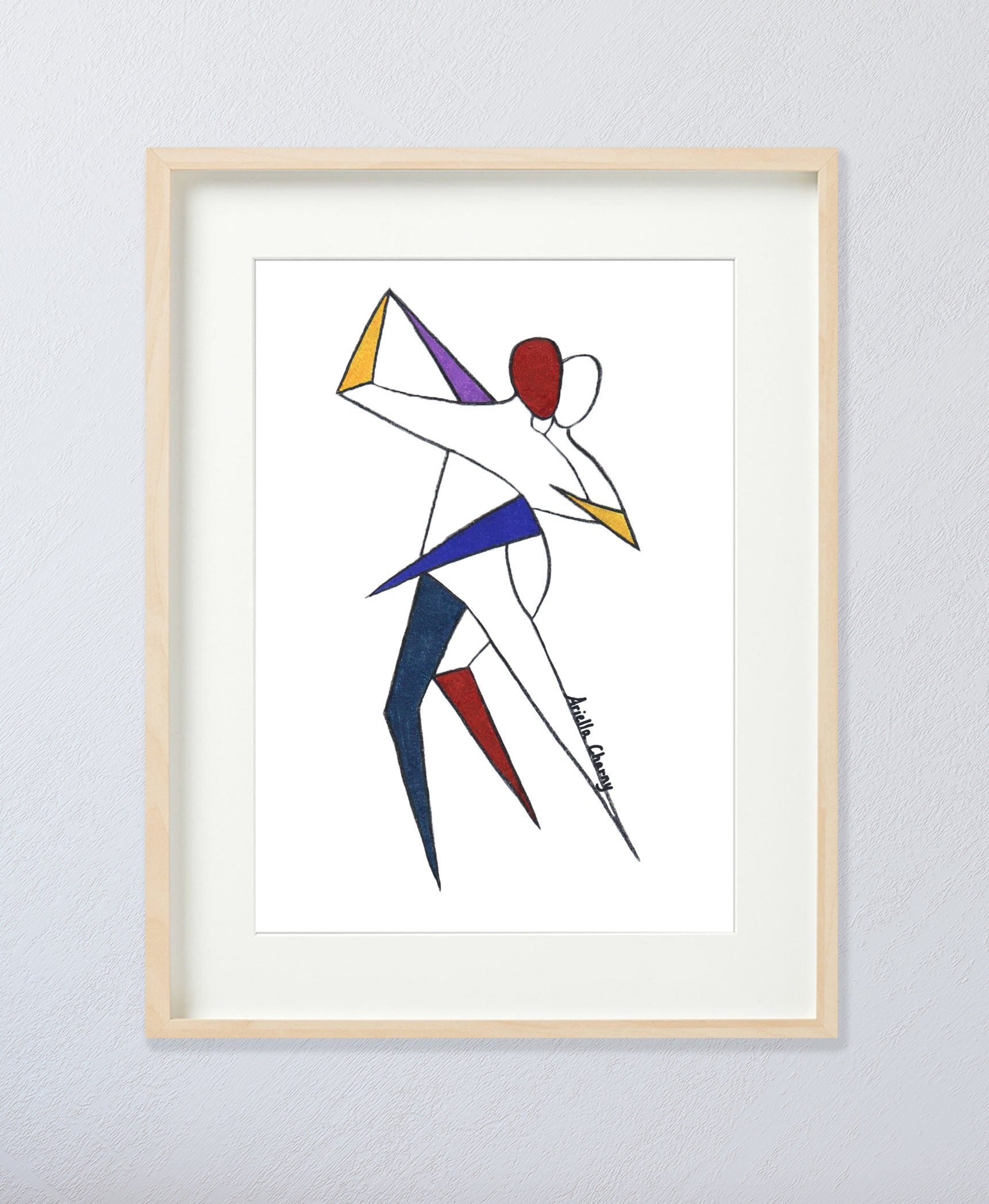 Tango Dancers, Abstract Art, Dancing, Minimalist Artwork - Etsy