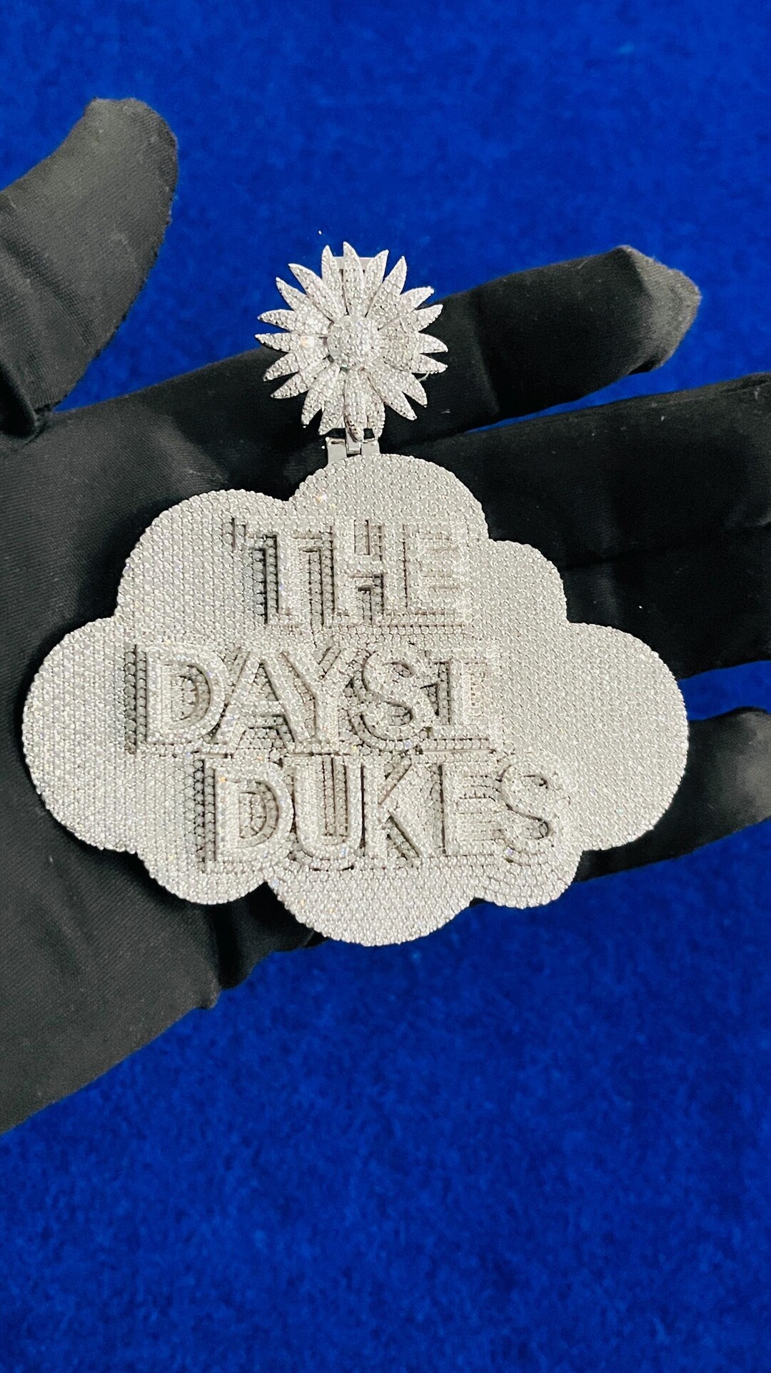 Iced Out" the Dysi Duke Pendant "custom VVS1 Moissanite Diamond Silver ...