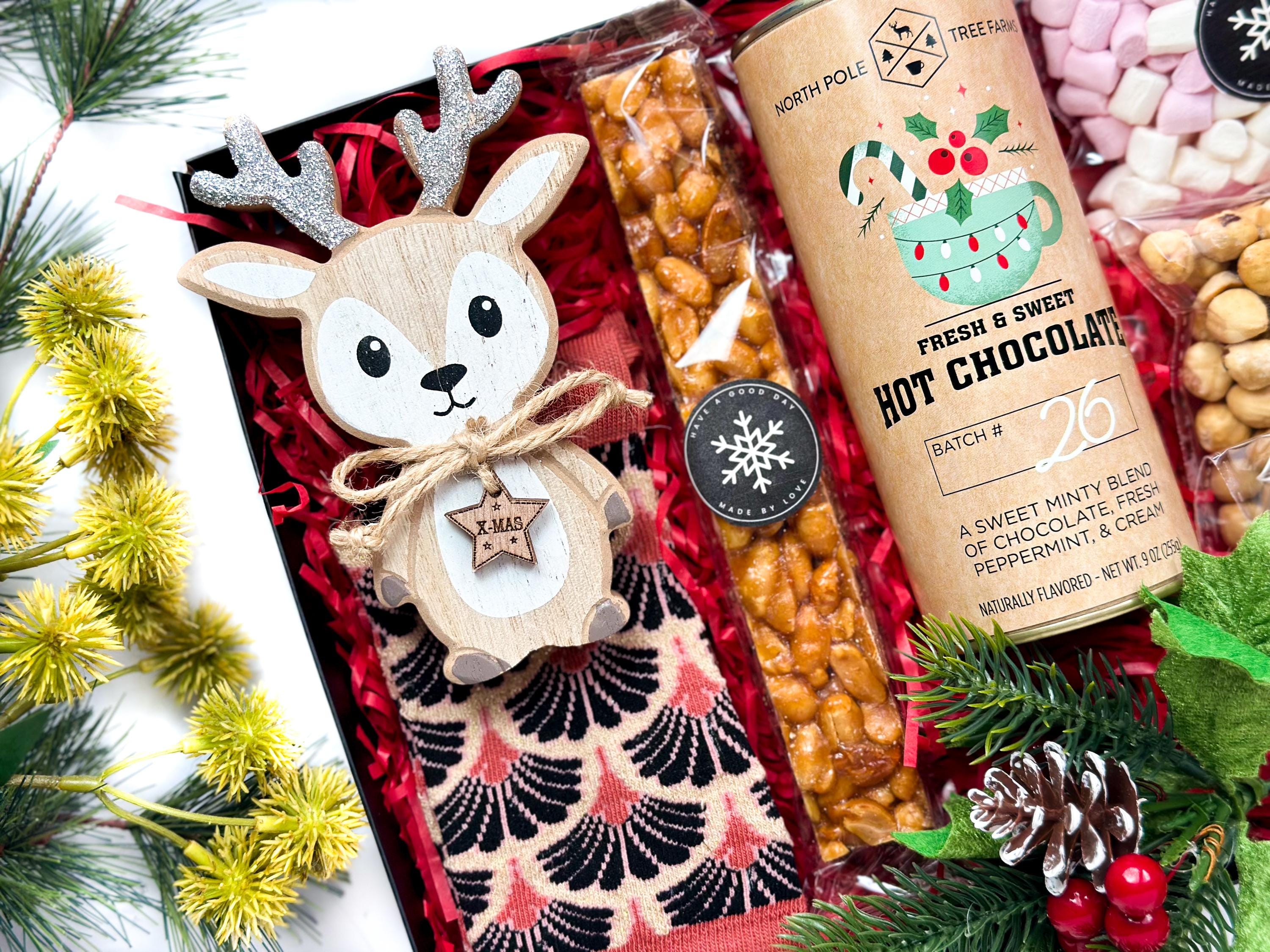 Christmas Hamper Box, Secret Santa, Christmas Gift for Her, Christmas ...