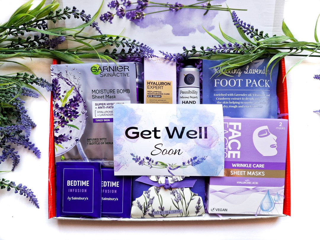 Get Well Soon Care Package for Women / Sleep Well Pamper Gift Box ...