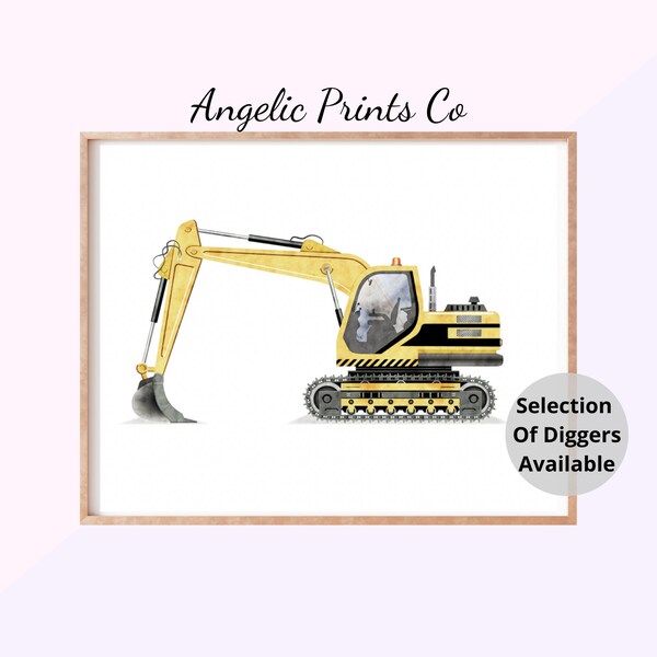 Digger Prints - Etsy