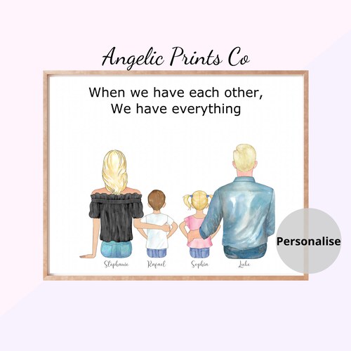 Personalised Pet Family Print our Family digital Print - Etsy