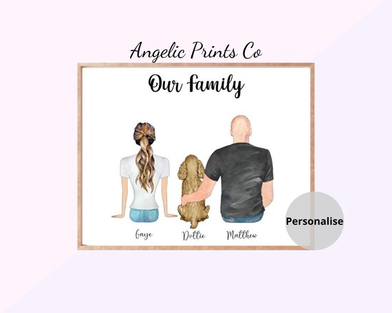 Personalised Pet Family Print our Family digital Print - Etsy