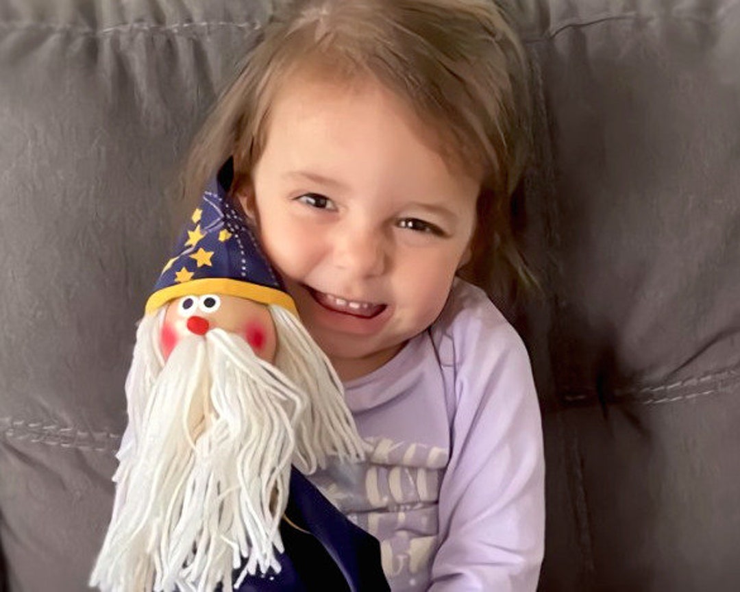 Merlin the Magician, Pretty Handmade Two-faced Themed Puppet - Etsy