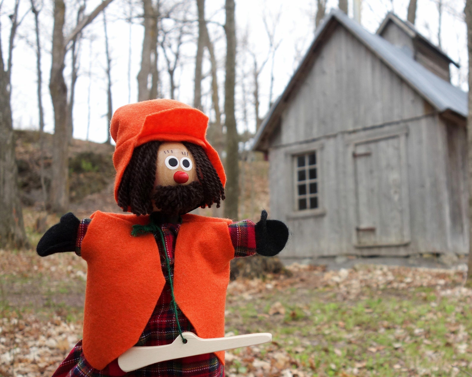 The Hunter, Pretty Thematic Puppet With Two Faces Made by Hand TAXES ...