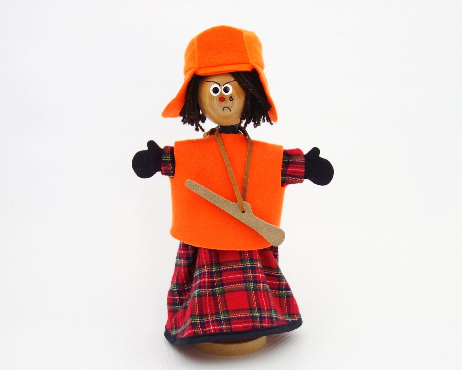 The Hunter, Pretty Thematic Puppet With Two Faces Made by Hand TAXES ...