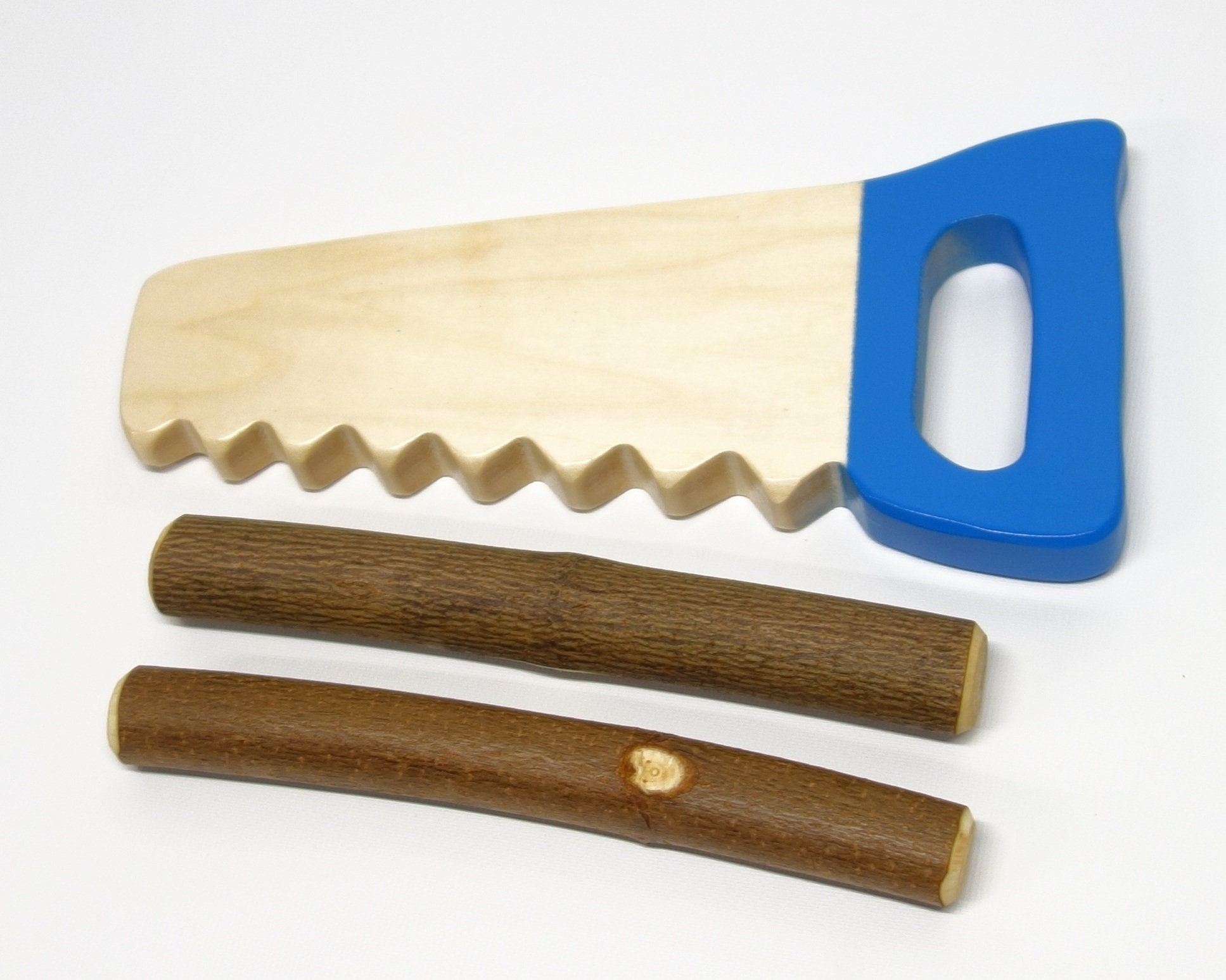 Blue Toy Saw, Wooden Craft Saw for Kids TAX INCLUDED - Etsy UK