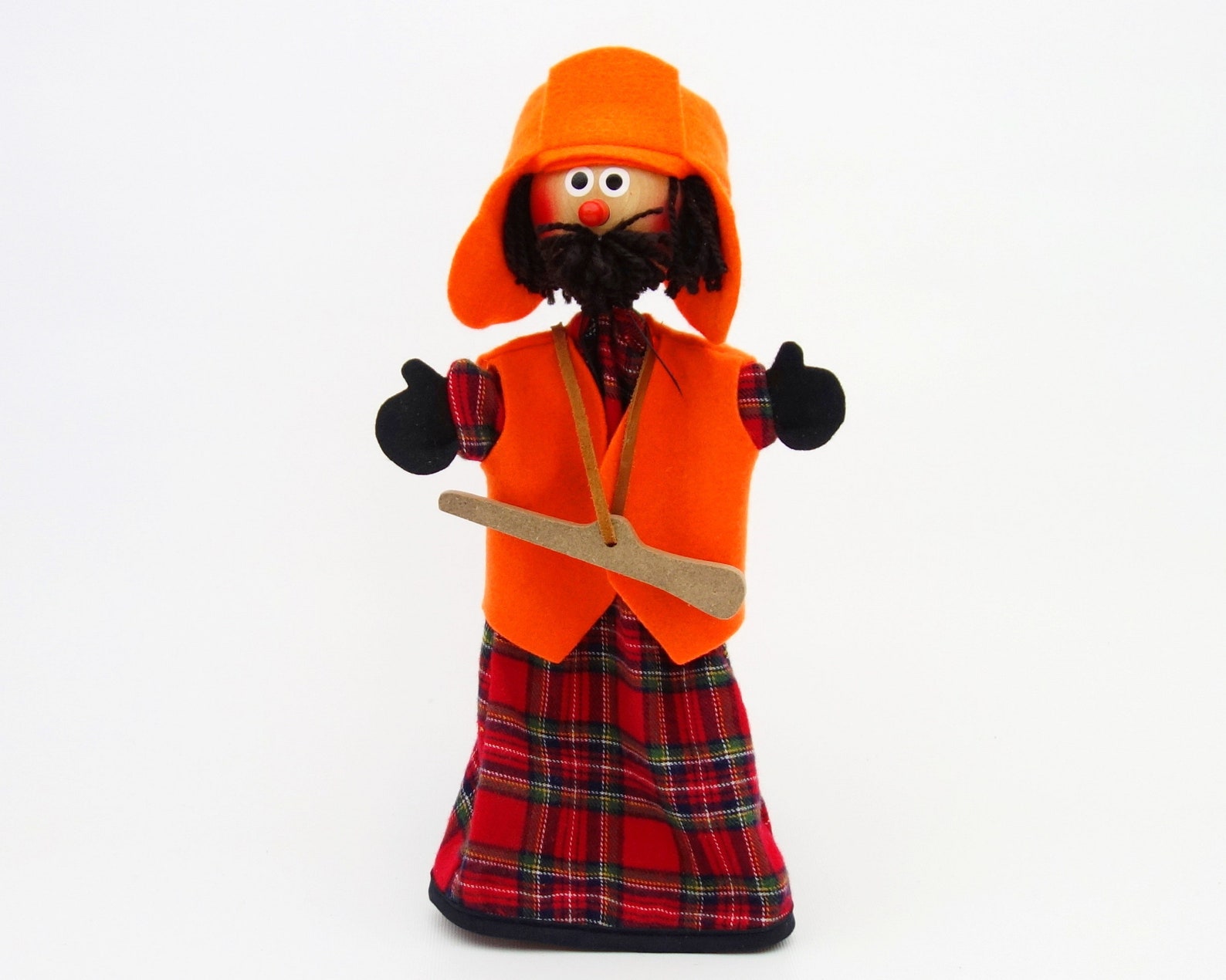 The Hunter, Pretty Thematic Puppet With Two Faces Made by Hand TAXES ...