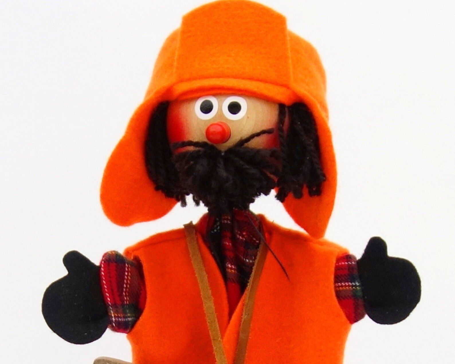 The Hunter, Pretty Thematic Puppet With Two Faces Made by Hand TAXES ...