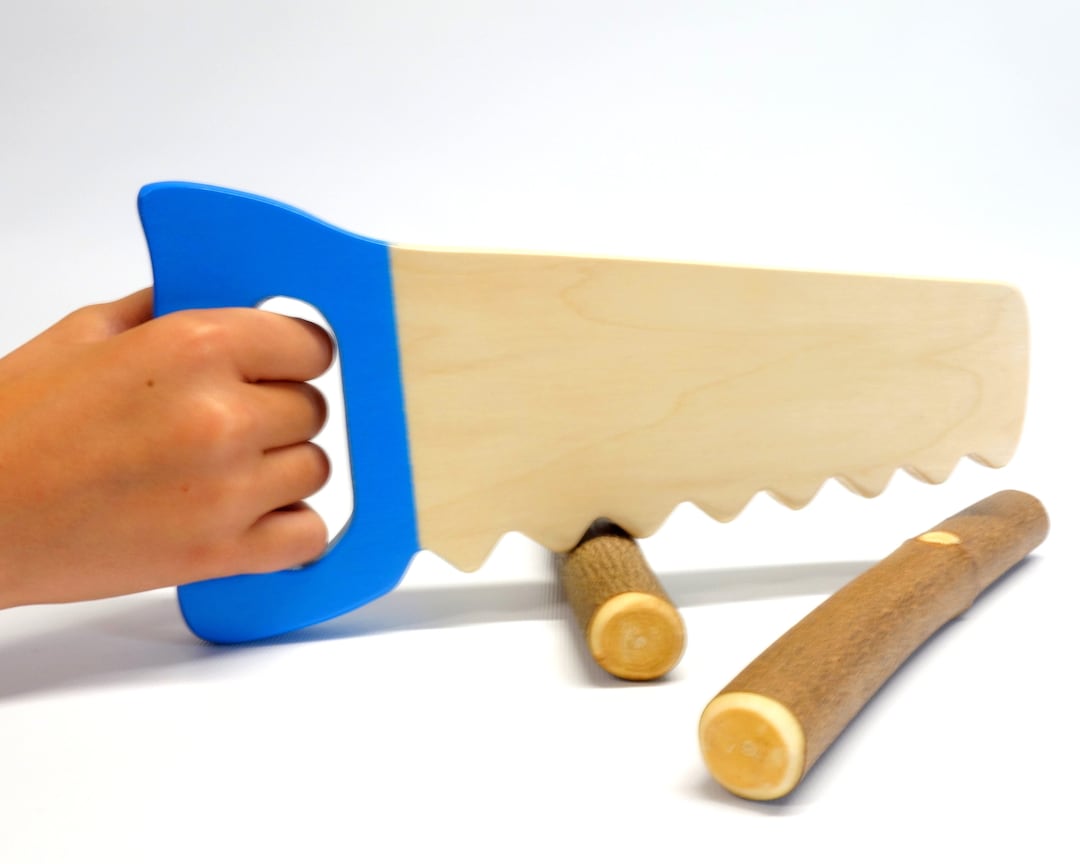 Blue Toy Saw, Wooden Craft Saw for Children - Etsy UK