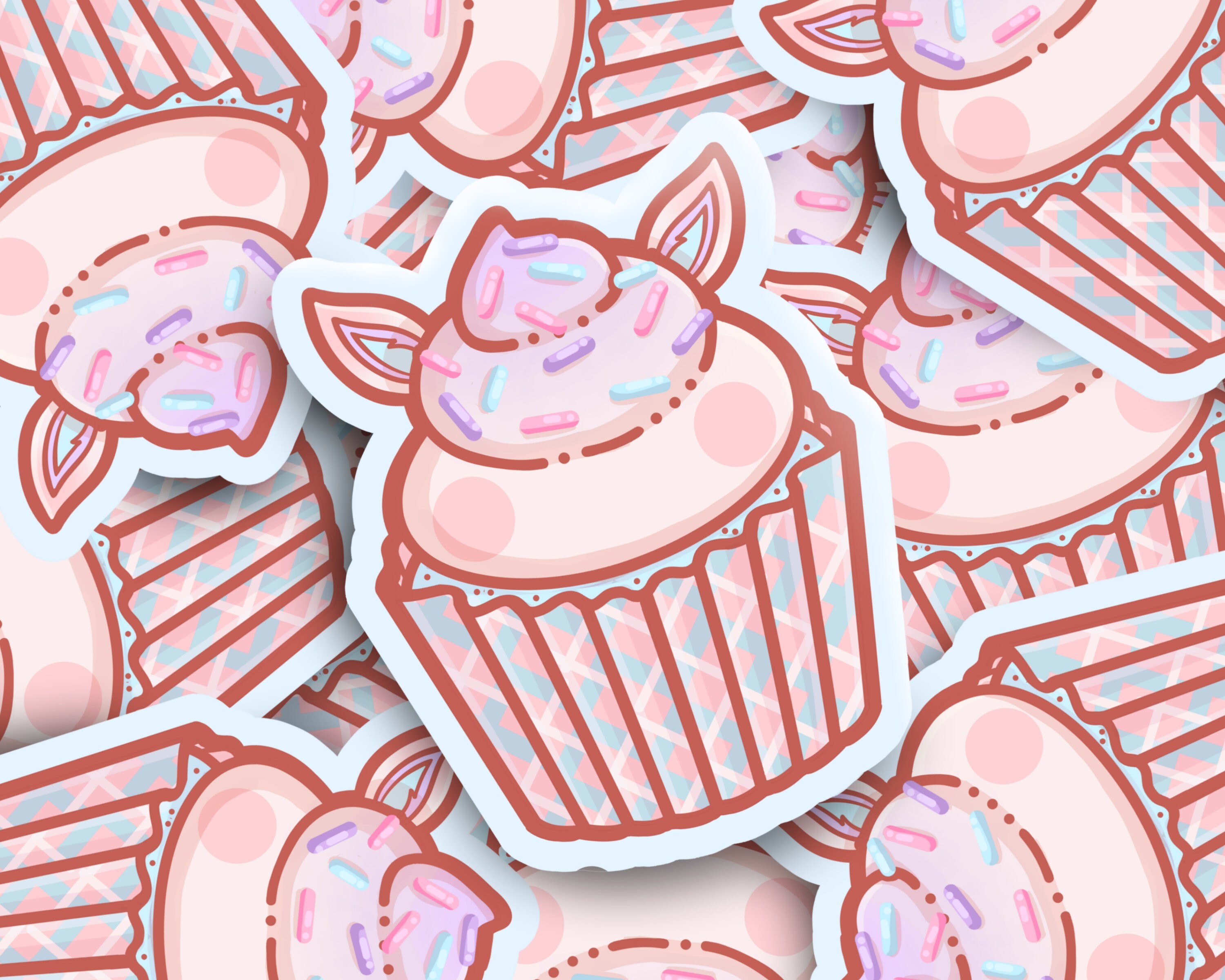 Diana Animal Crossing Decal Cute Blue Cupcake Sticker ACNH - Etsy UK