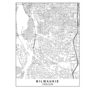 Milwaukie Oregon Map, Oregon Map, Oregon, Milwaukie Map, Milwaukie ...