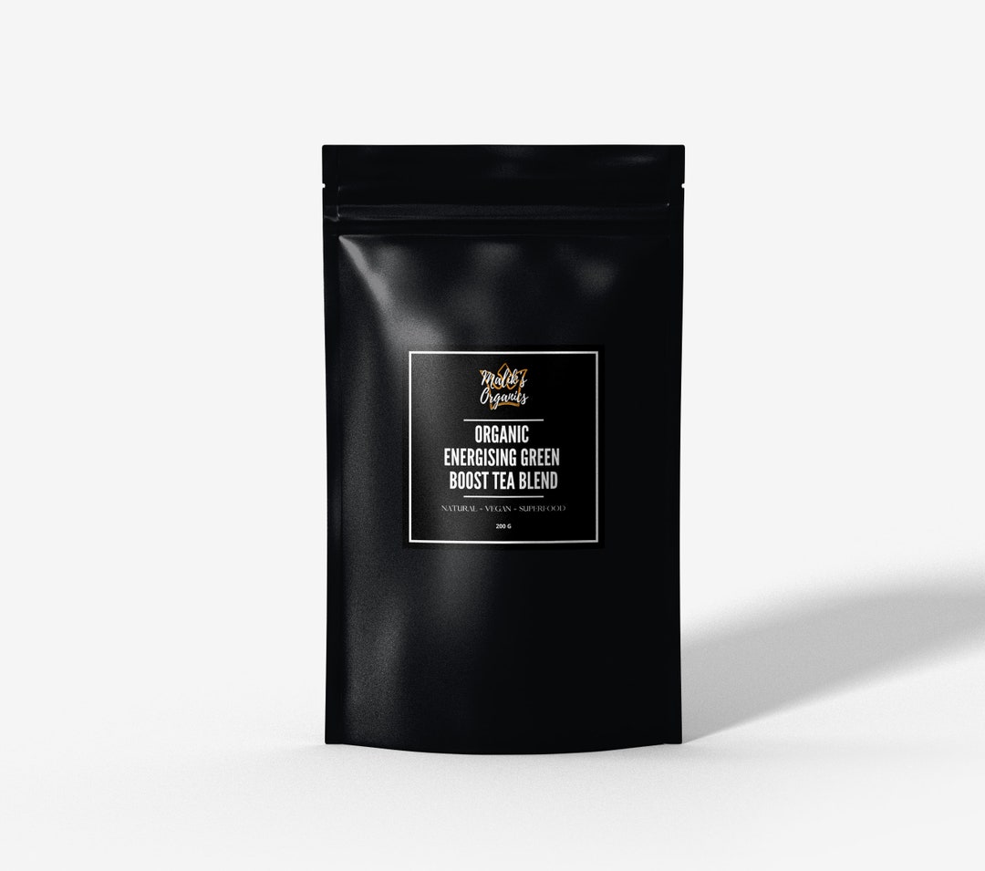 Organic Energising Green Boost Tea Blend Natural Energy, Matcha ...