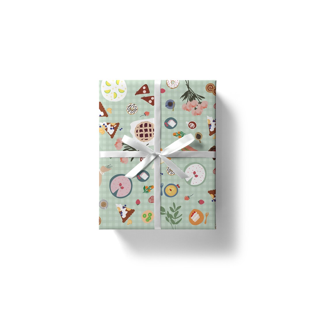 Kitchen Table | Wrapping Paper | 100% Recycled Paper | Designed & Made ...