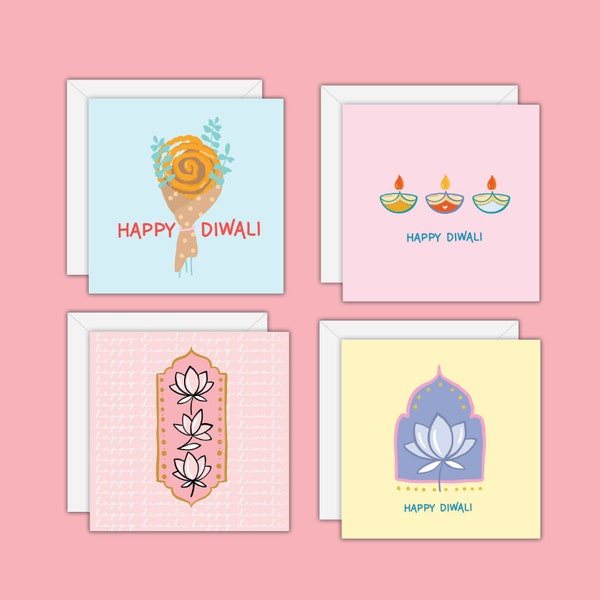 Happy Diwali Greeting Cards - Etsy