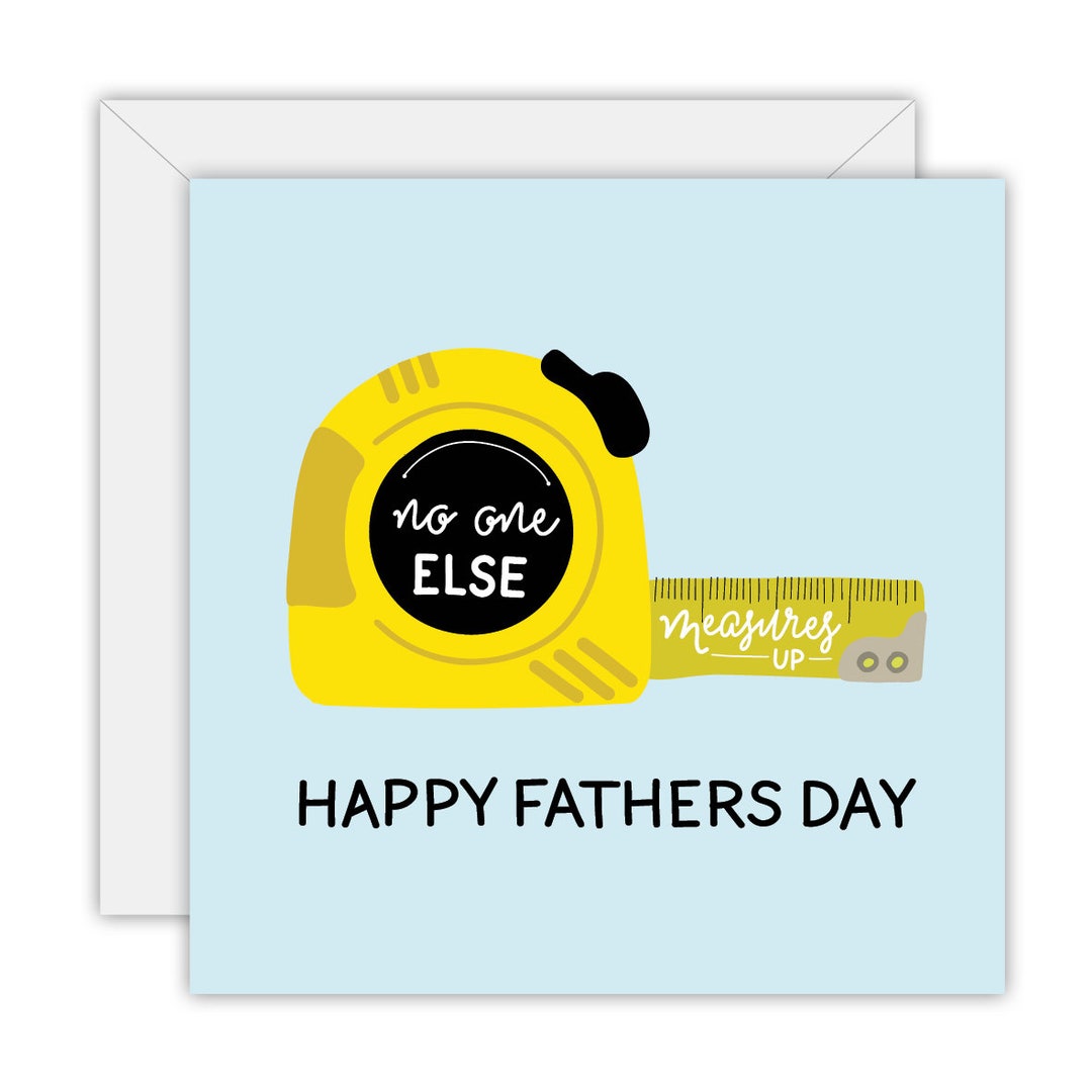 Happy Fathers Day - No One Measures Up - Etsy
