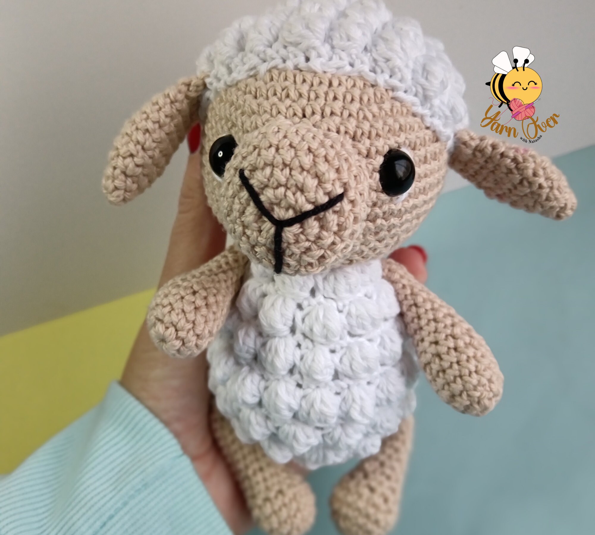 Sheep Amigurumi Crochet Pattern, Farm Pattern - Amigurumi Sheep Pattern ...